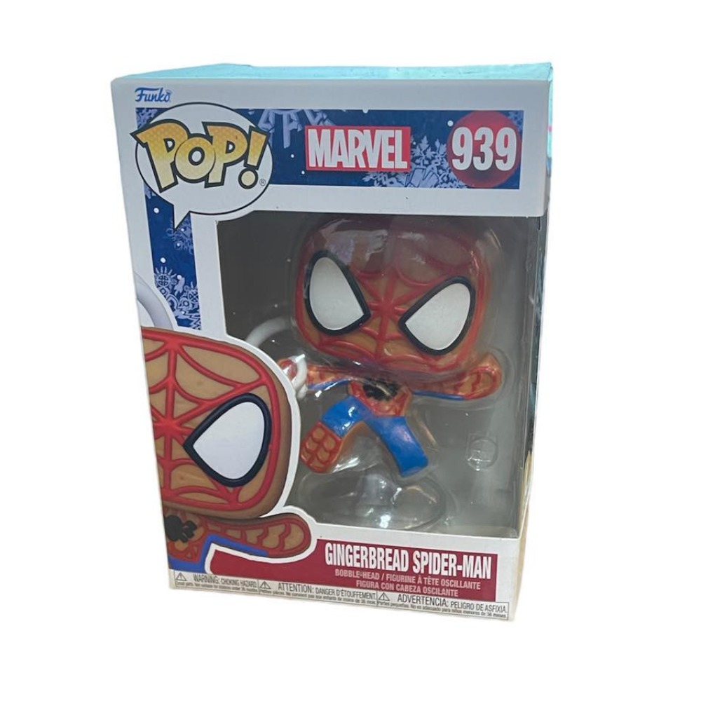 Pre-owned Gingerbread Spider-Man 939 - POP Figure - Own4Less